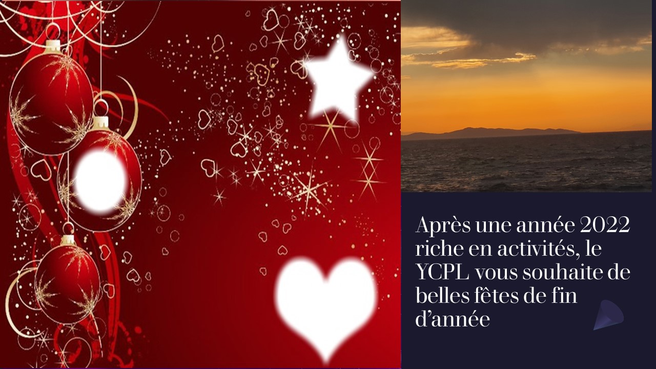 Le YCPL vous souhaite de belles fêtes de fin d’année